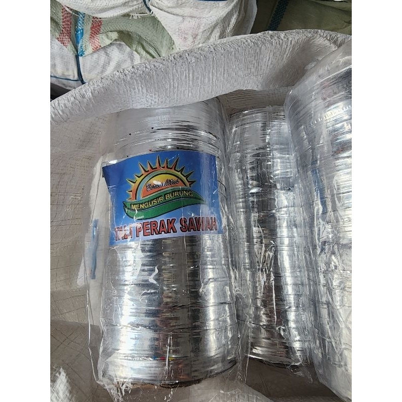 Jual Tali perak/pengusir burung/tali lanjaran/tali sawah/tali salaran ...