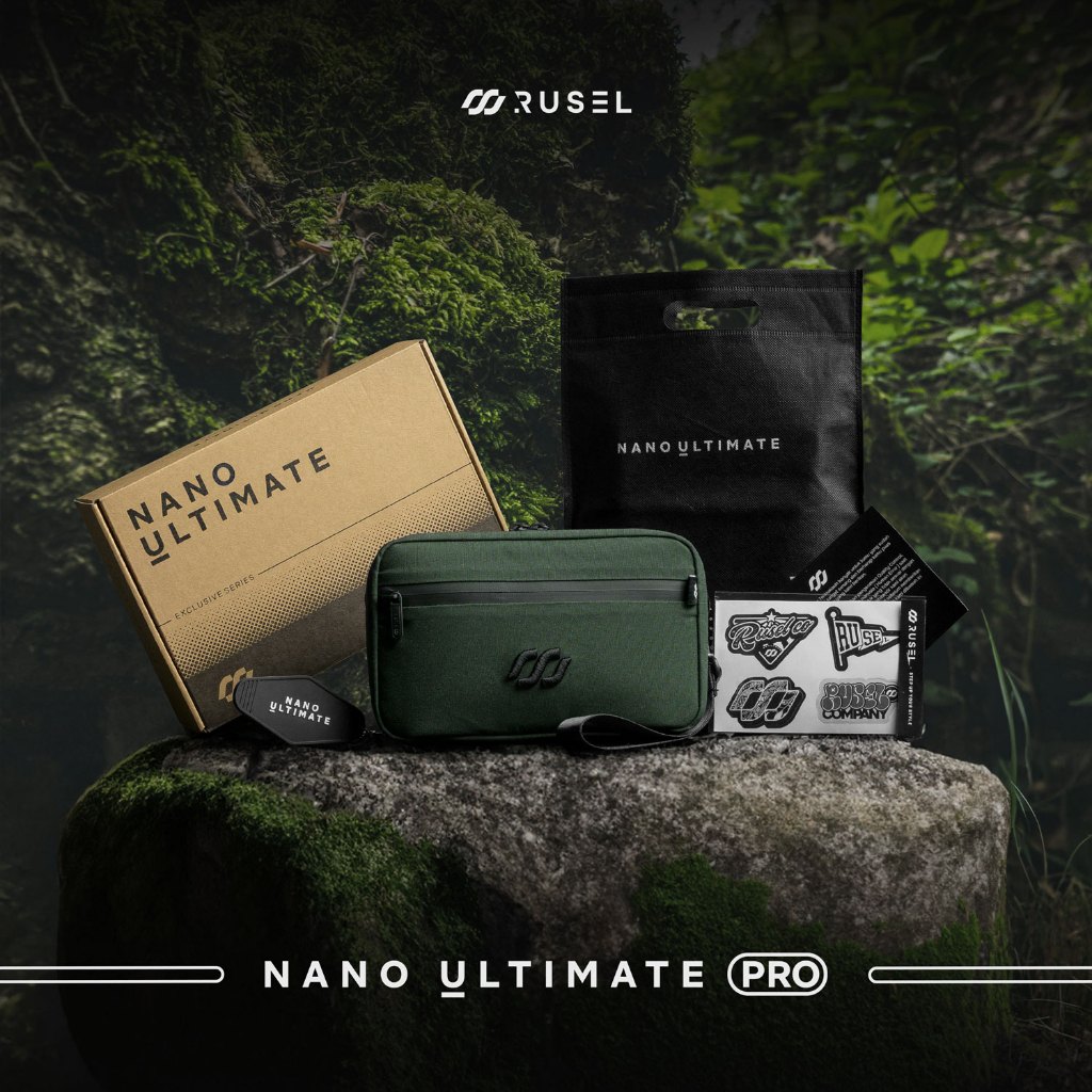 Jual RUSEL CO - Handbag Nano Ultimate Army Pro Exclusive Tas Pria Anti ...