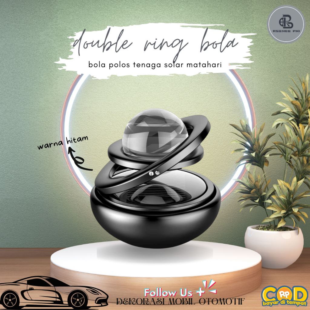 Jual PARFUM PAJANGAN MOBIL DOUBLE RING BOLA PLANET DAN BOLA POLOS ...