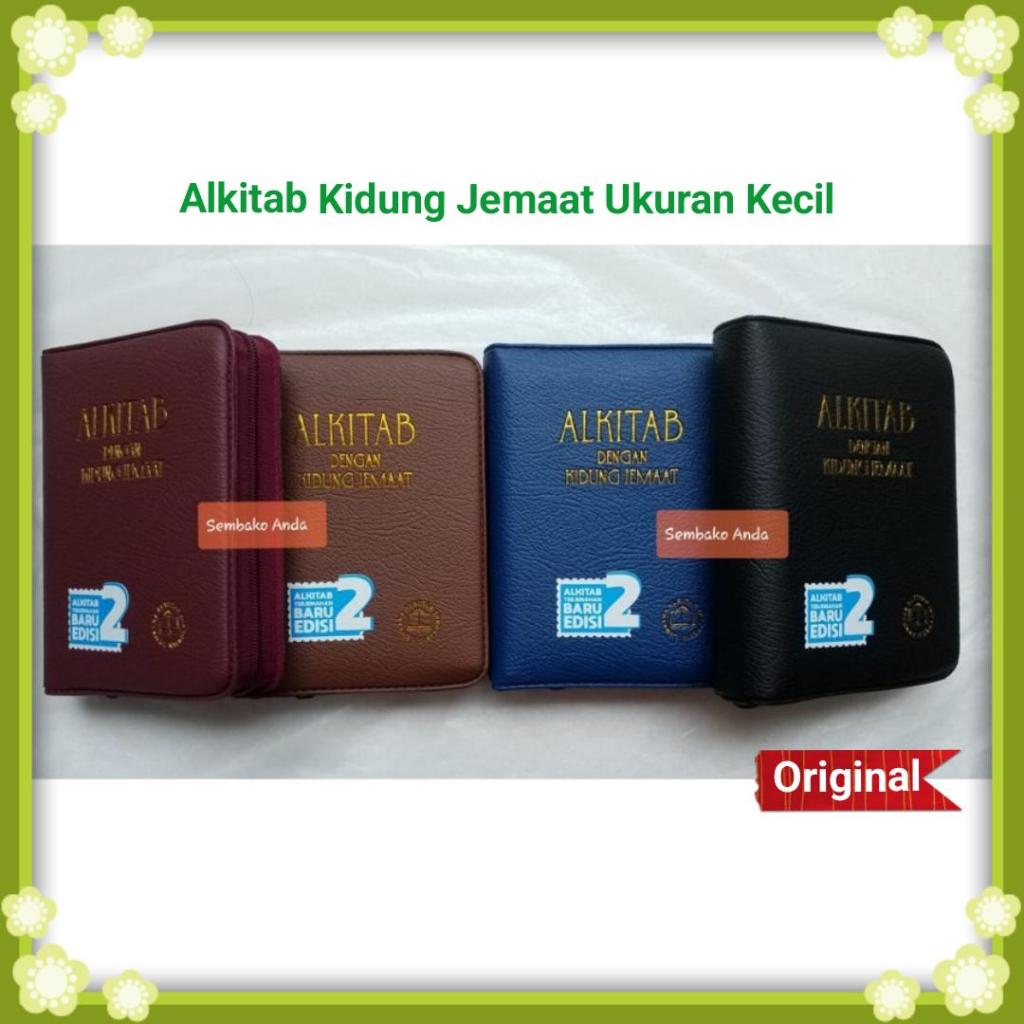 Jual Alkitab Kristen Dengan Kidung Jemaat. Ukuran Kecil. Terjemahan ...
