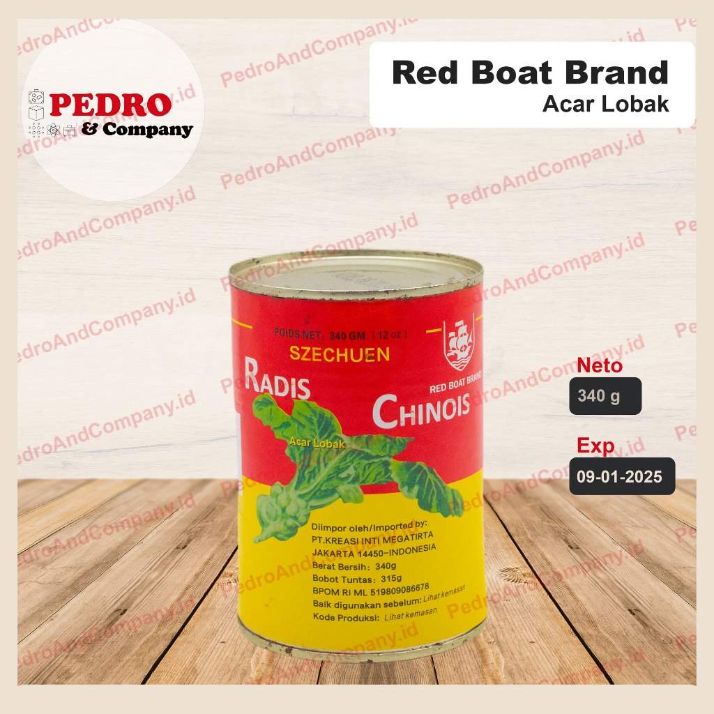 Jual Red boat radis chinois acar lobak 340 gram - sayuran kaleng ...