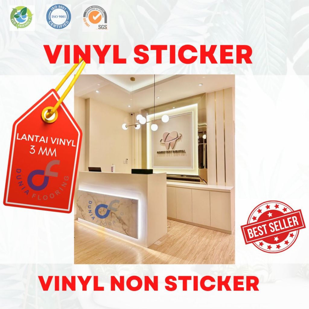 Jual LANTAI VINYL STICKER dan NON STICKER 3mm | Shopee Indonesia