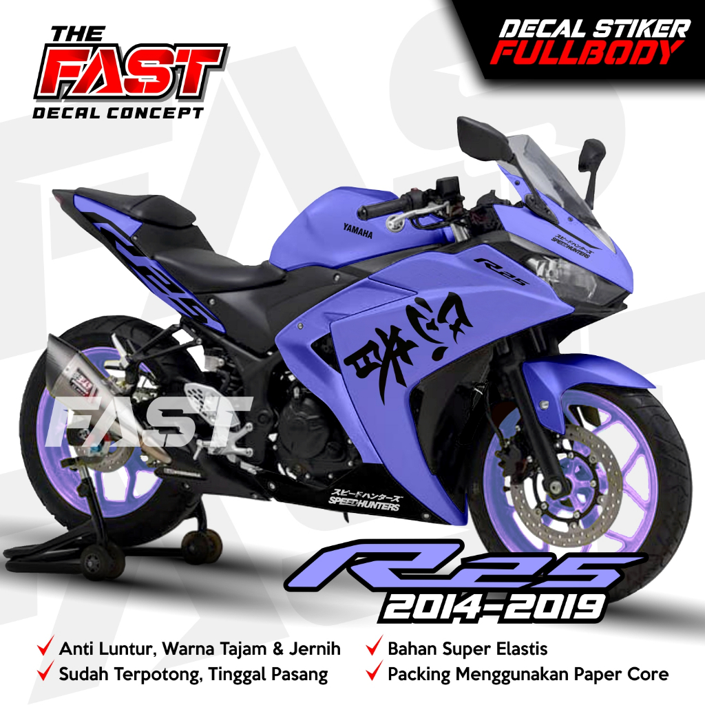Jual stiker decal r25 bisa custom decal stiker full body | Shopee Indonesia