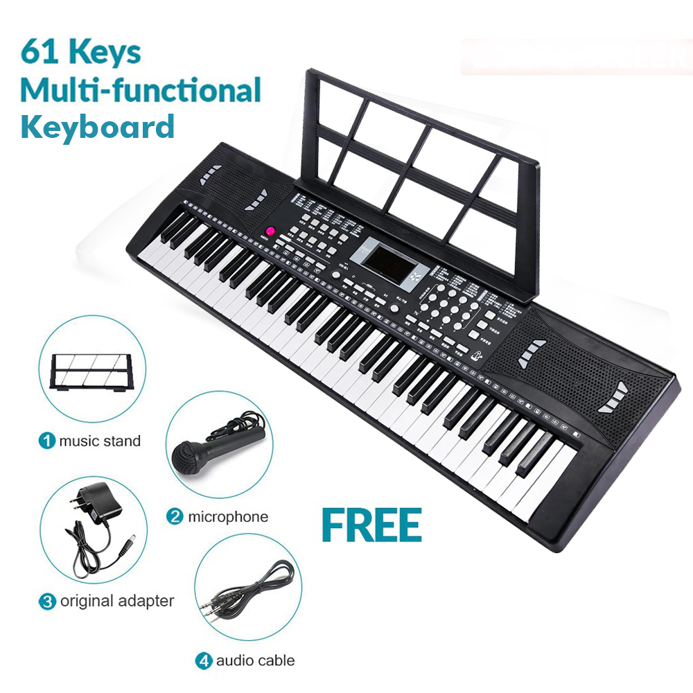 Jual Rixton Portable Digital Piano 88/61 Keys Foldable Piano Keyboard ...