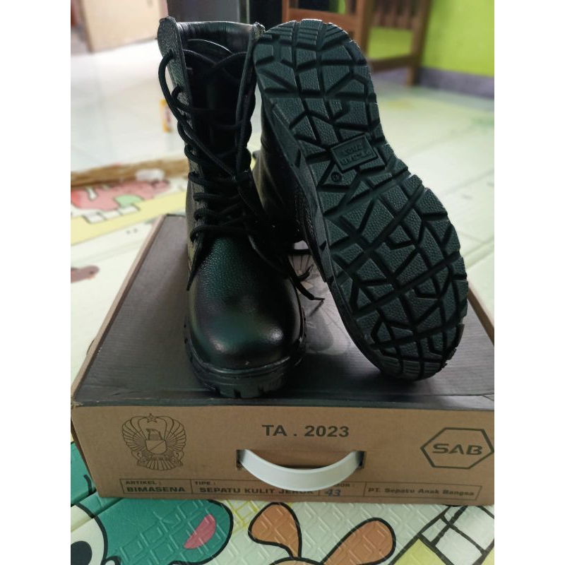 Jual SEPATU PDL TNI, KULIT JERUK PEMBAGIAN 2023 | Shopee Indonesia