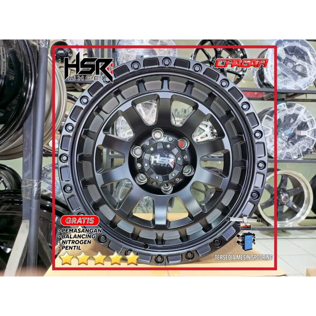 Jual Velg/ Pelek Mobil Hsr Komoro R18 Lubang 6 Buat Mux Trailblazer ...