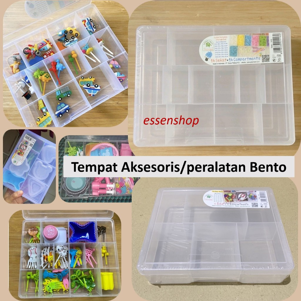 Jual Tempat penyimpanan aksesoris bento tusukan cetakan nasi box ...