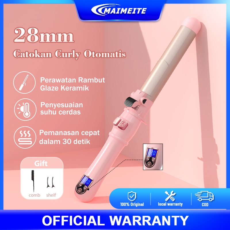 Jual MAIMEITE Catokan Curly Otomatis 28MM Catokan Keriting Rambut Otomatis Ceramics Curly Libra ...