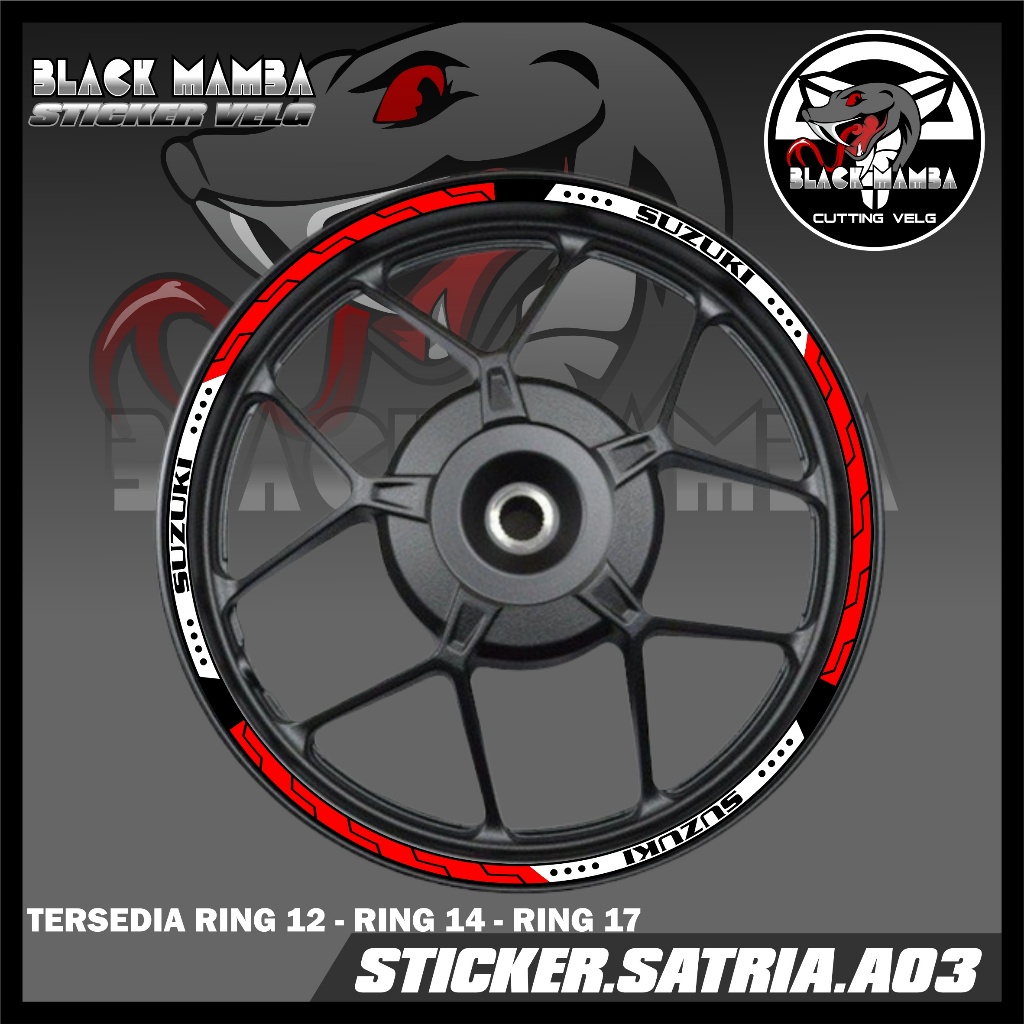 Jual STICKER VELG SATRIA - STIKER LIS LIST VARIASI BAN/VELG SATRIA A03 ...