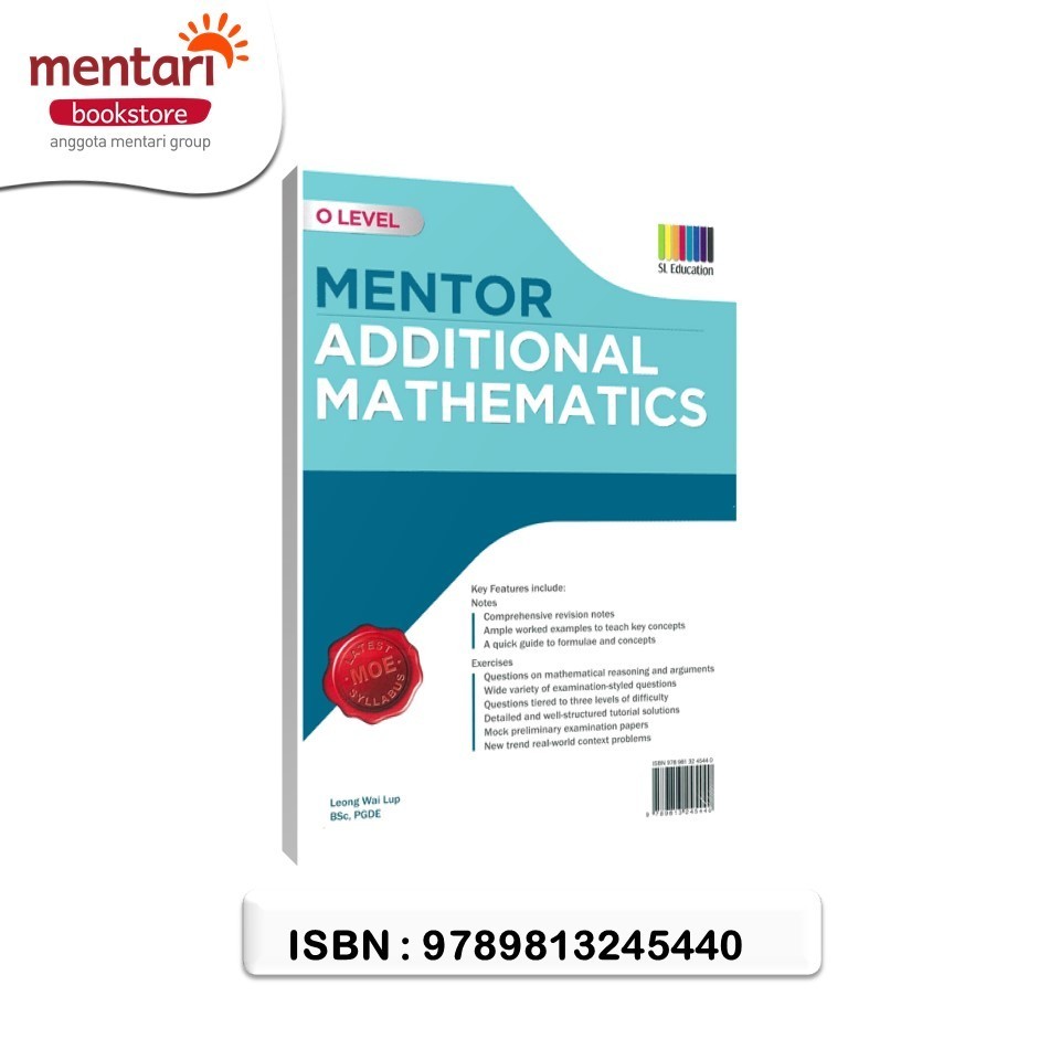 Jual Mentor Additional Mathematics Secondary Express Book | Buku ...