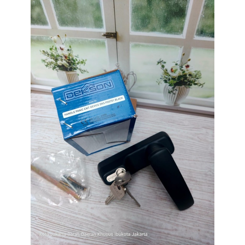 Jual PANIC EXIT DEVICE HANDLE DEKKSON PD0701 BLACK | Shopee Indonesia