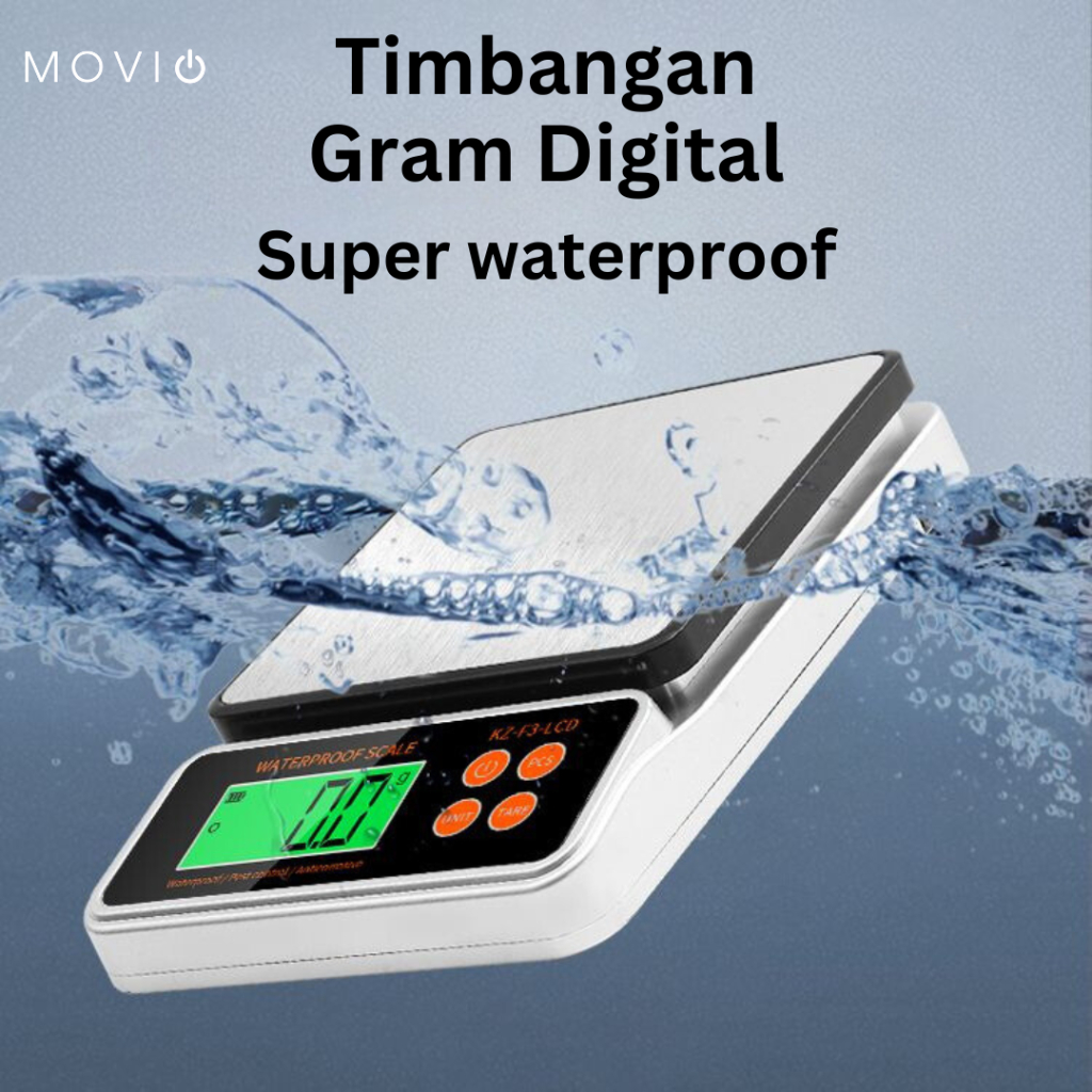 Jual Timbangan Gram Digital WaterProof LCD Screen Display-Timbangan ...