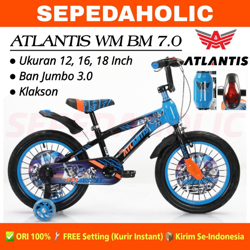 Jual Sepeda Anak Laki BMX ATLANTIS WM BM 7.0 / COLLINS C253 / CENTRUM ...