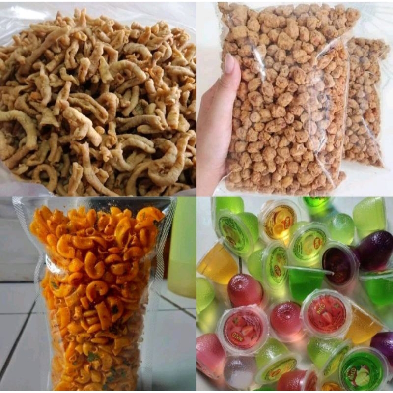 Jual 2000 snack camilan cemilan jajan keripik usus ayam maring jagung ...