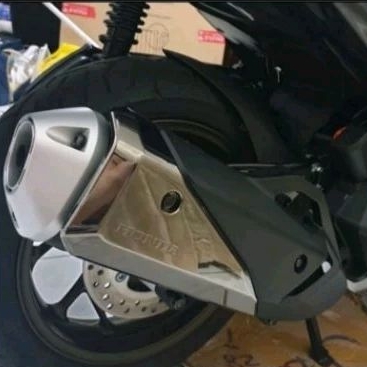 Jual Garnish cover muffler hiasan tutup knalpot vario 160 ori | Shopee Indonesia
