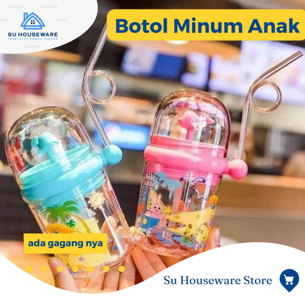 Jual Botol Minum Anak dengan Desain Unik Gagang Selang - Minum yang ...