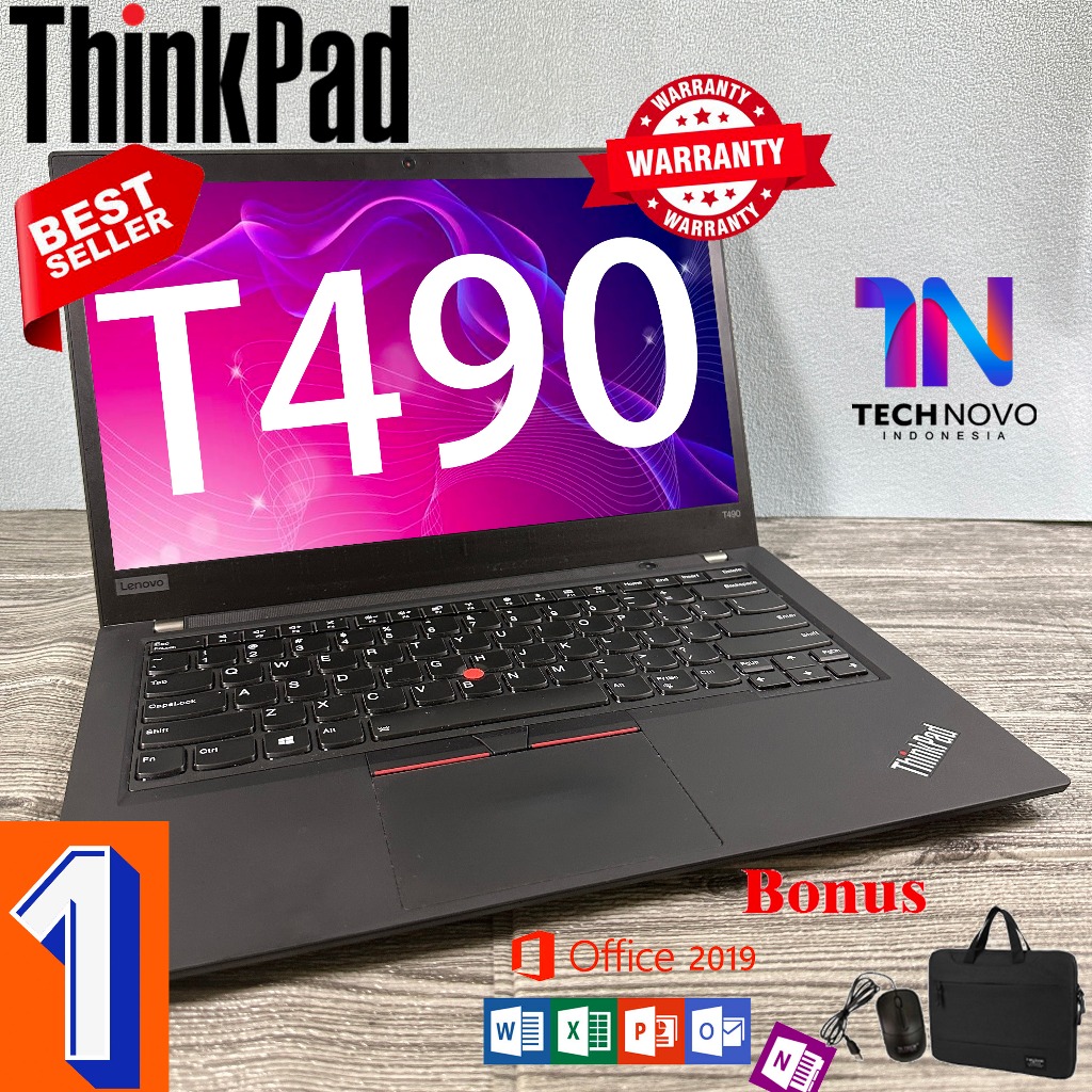 Jual Lenovo thinkpad T490 T490S Intel core i5 i7 gen8 SSD 128/256gb ...