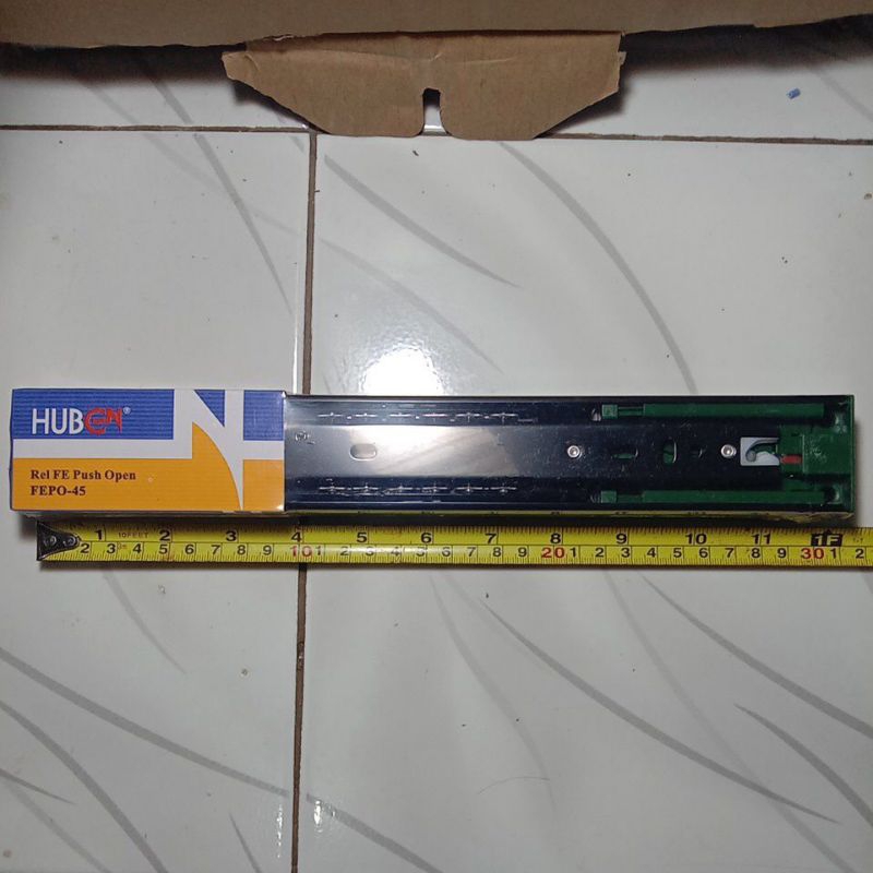 Jual REL LACI FULL EXTENSION FEPO 45 - 30 CM HUBEN || Rel Laci Push ...