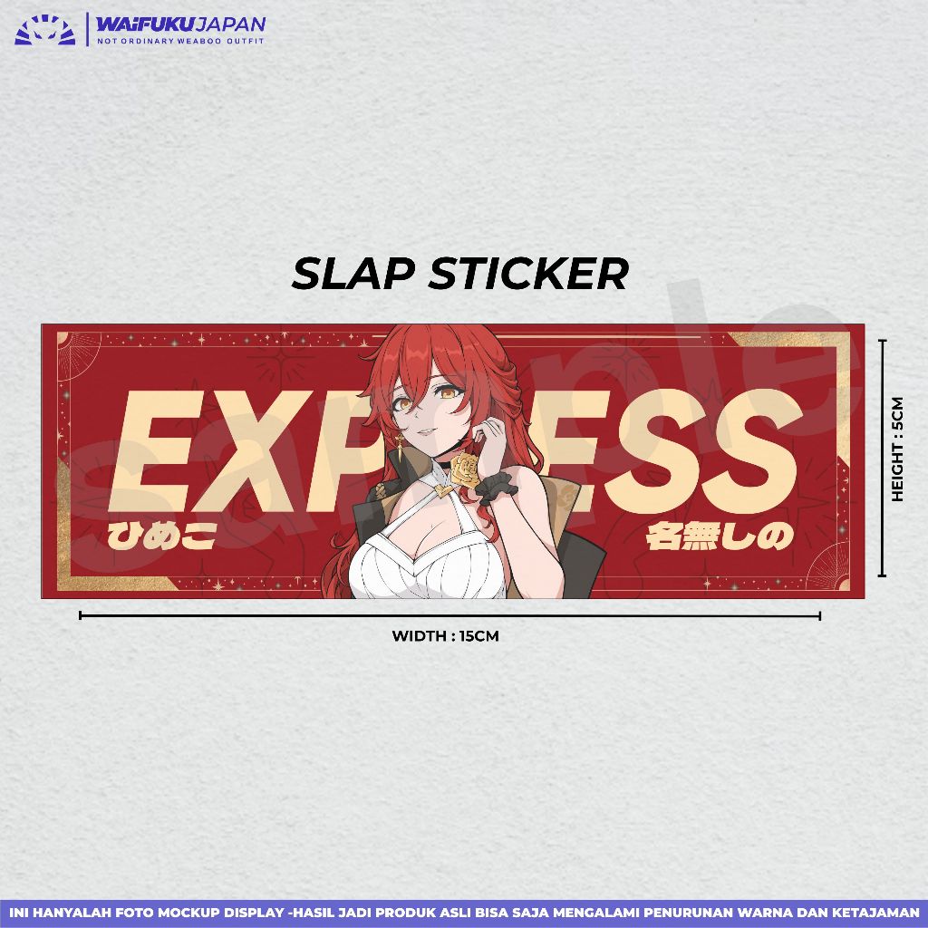 Jual Sticker Slap Anime JDM Honkai Star Rail - Himeko | Shopee Indonesia