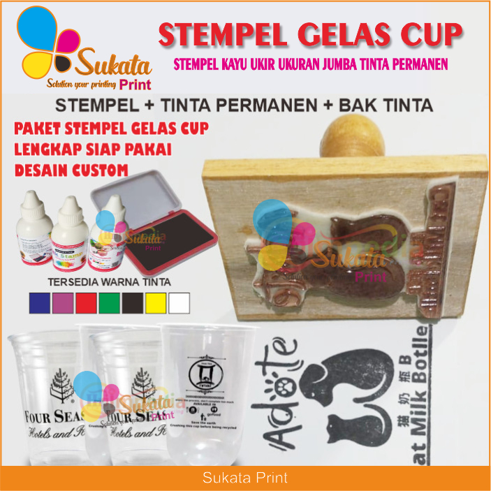 Jual etak Stempel Gelas Cup | Cetak Stempel Plastik | Cetak Stempel ...