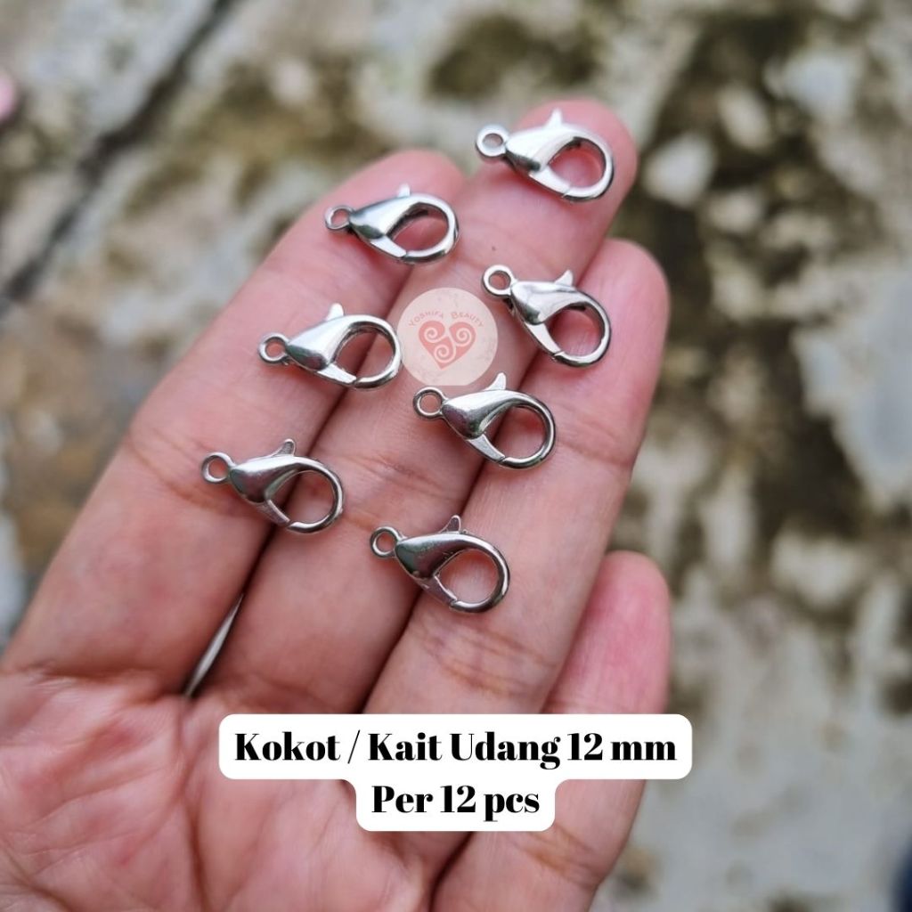 Jual Kokot Lobster | Kait Udang | Kokot Udang Per 12 Pcs Warna Nikel ...