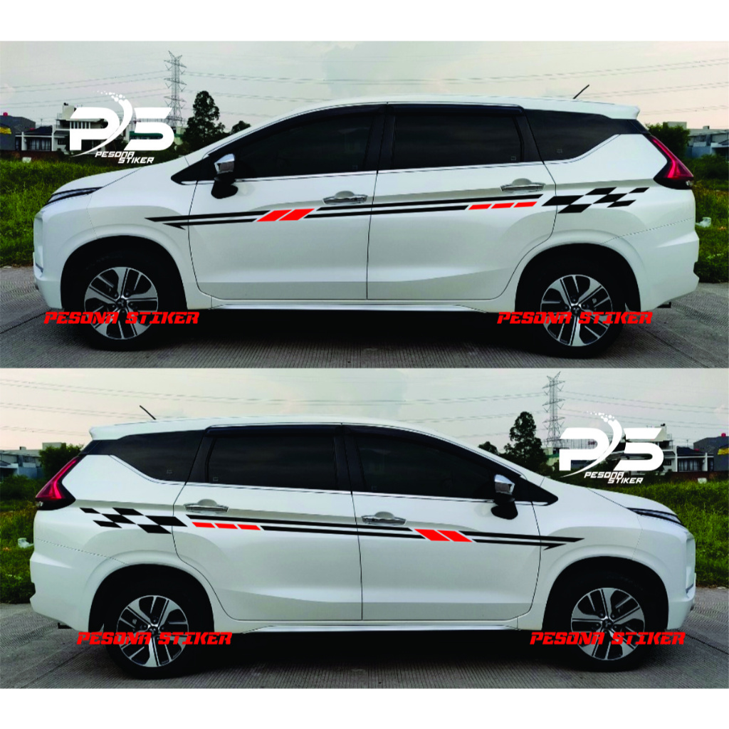 Jual Stiker Mobil Xpander Stiker List Variasi Xpander Stiker Cutting Mobil Mitsubishi Xpander ...