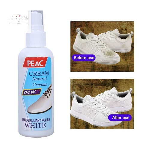 Jual Spray Semir Pembersih Sepatu Putih Netral / Shoe Cleaner Polish ...