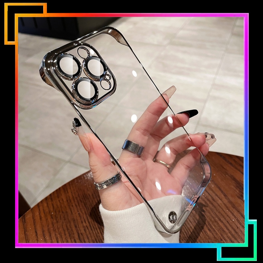 Jual Thin Clear IPhone Case Lens Protector for IPhone 11 12 13 14 15 ...