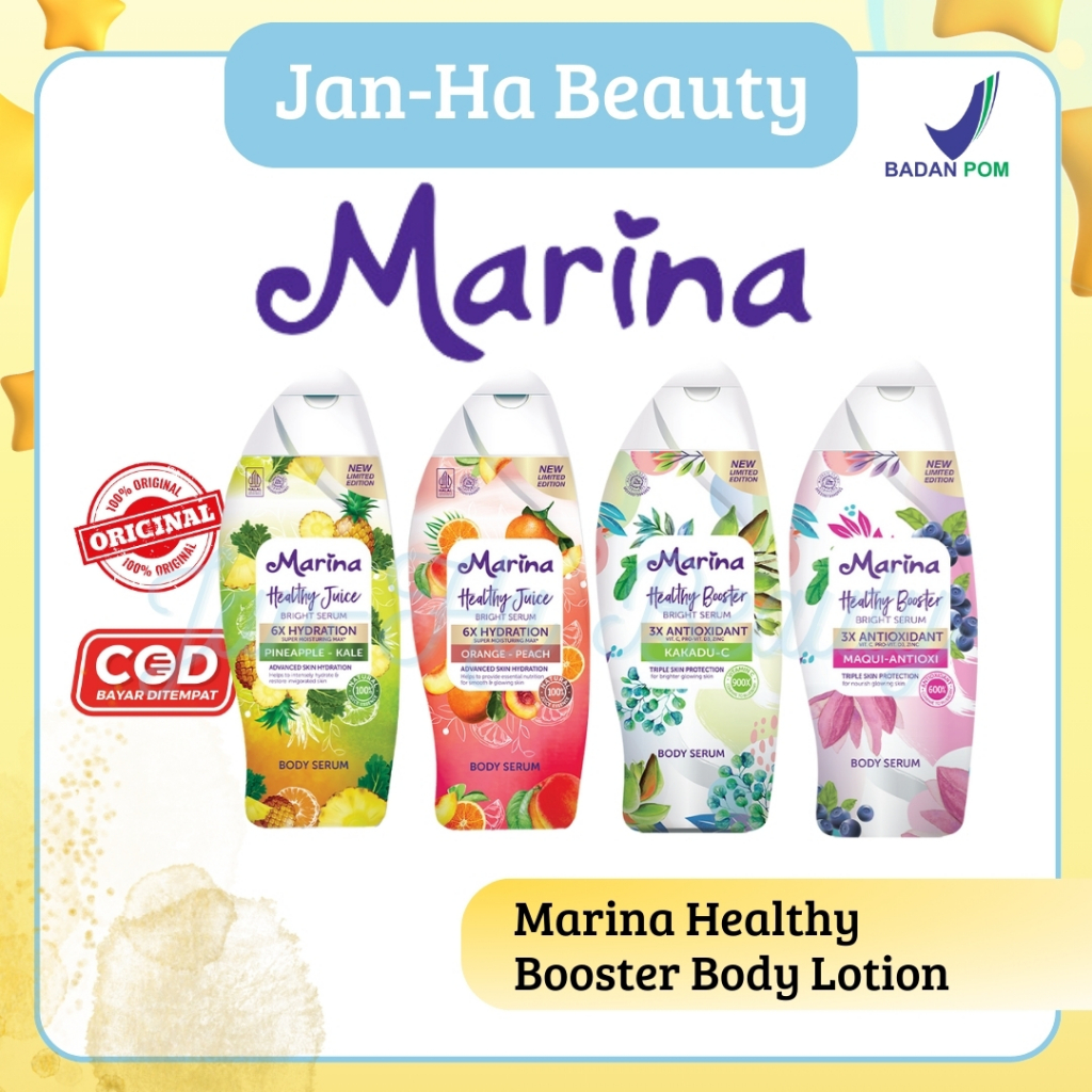 Jual Marina Healthy Booster Body Lotion 185ml | Shopee Indonesia