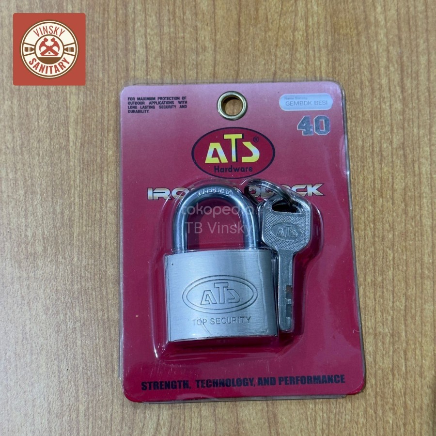 Jual Gembok ATS Nekel 40 pendek pdk | Shopee Indonesia