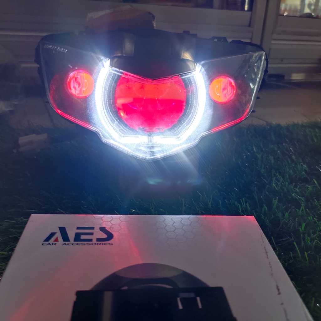 Jual PROJECTOR BILED AES TURBO SE 55 WATT PNP MX KING V2 LED | Shopee ...