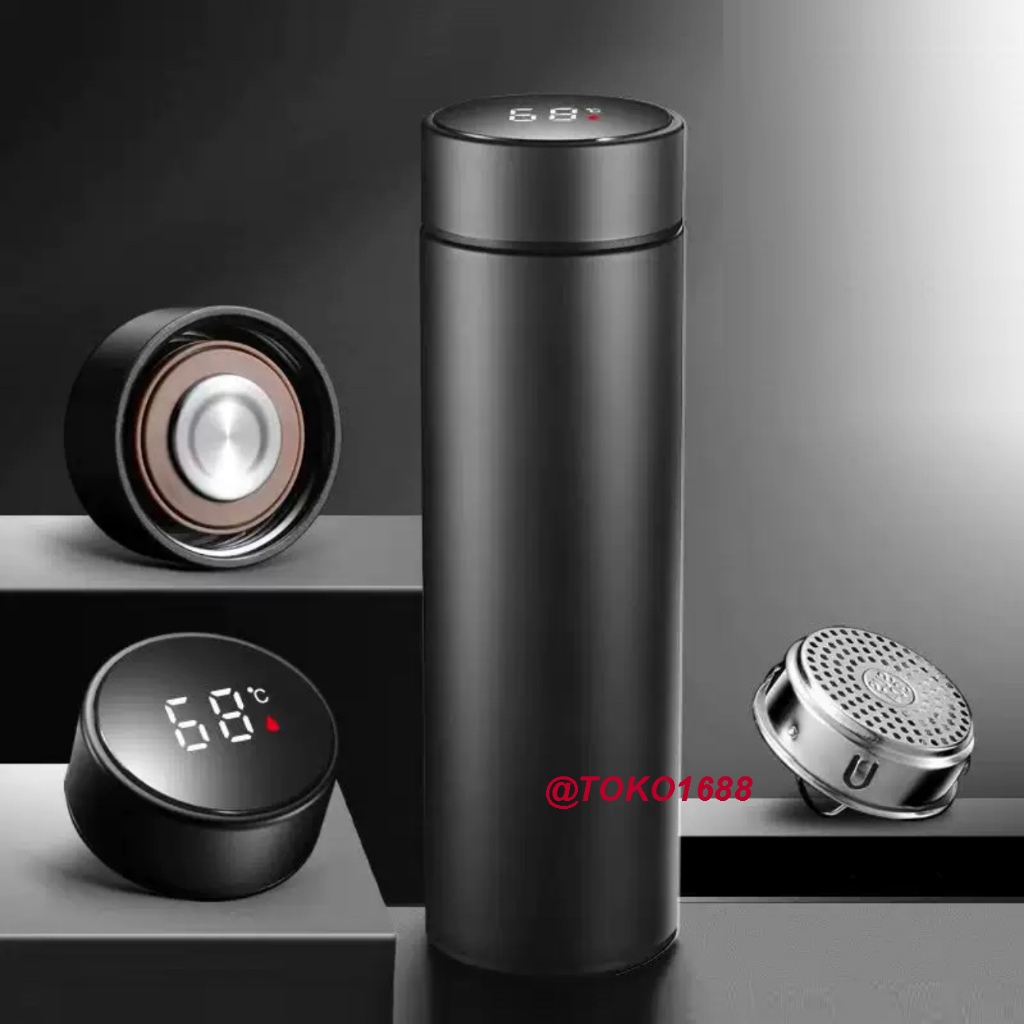 Jual TOKO1688 termos led suhu 500ml tumbler panas dingin stainless ...