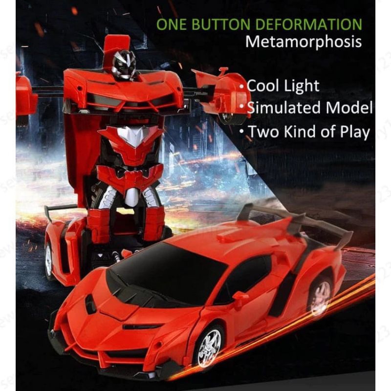 Jual Mobil Remote Control Transformer Robot / RC Car Sport Robit ...