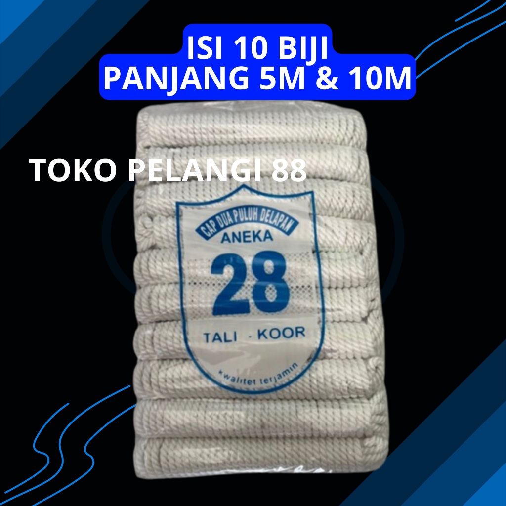Jual Tali Rami Pramuka 10biji Marlon 5meter | Shopee Indonesia