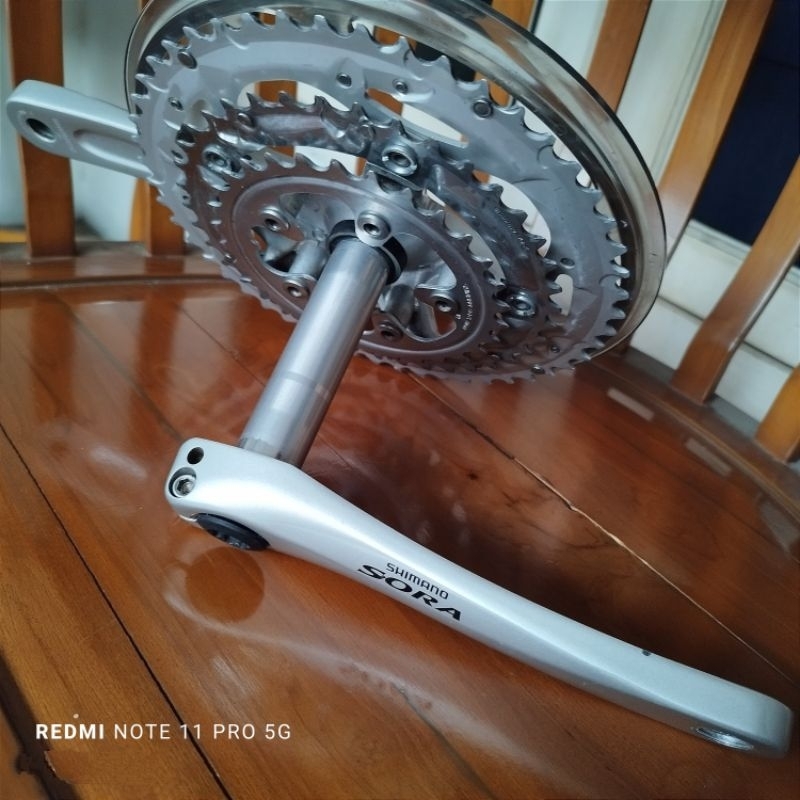 Jual Crank Set Shimano Sora 3 speed | Shopee Indonesia
