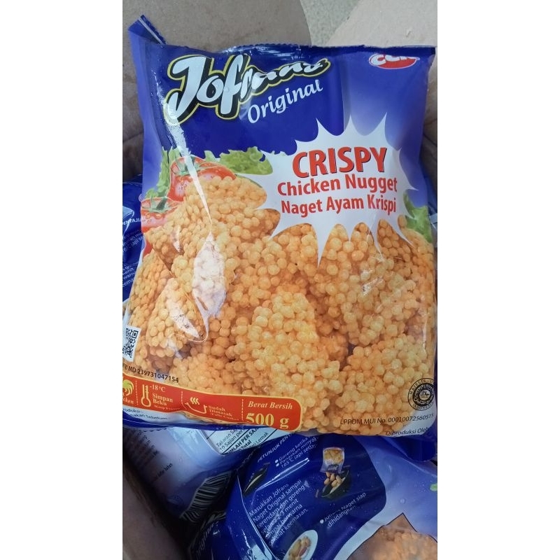 Jual Jofrans Chicken Nugget Crispy | Nugget Ayam Krispi Jofran 500gr ...