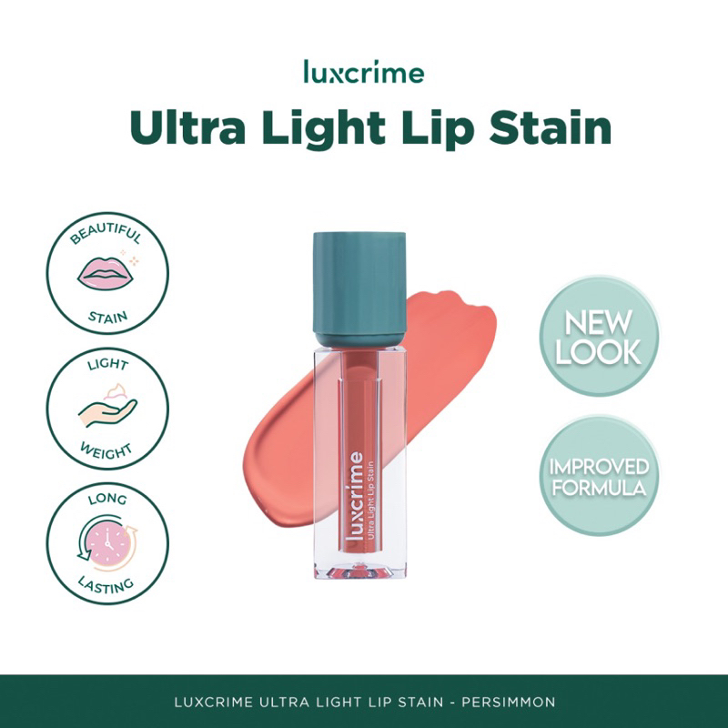Jual LUXCRIME ULTRA LIGHT LIP STAIN - PERSIMMON | Shopee Indonesia