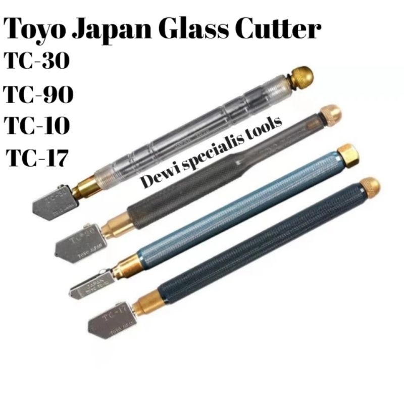 Jual Toyo Japan glass cutter tc 90 / toyo TC 10 / toyo TC 30 / Toyo TC 17 / Toyo TC 600 / alat ...
