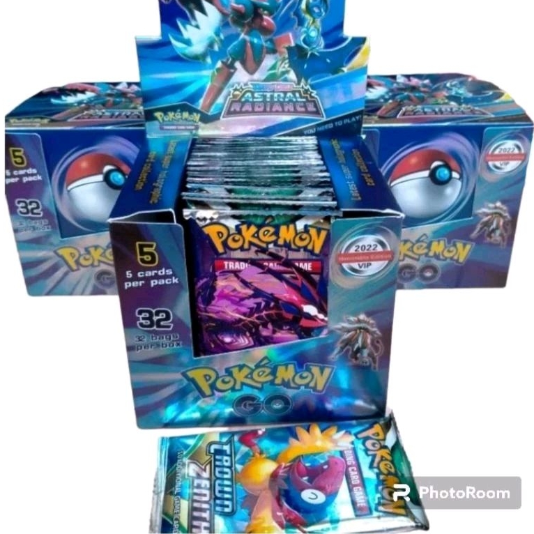 Jual 1 Sachet Kartu Pokemon Crown Zenit / Mainan kartu Trading card ...