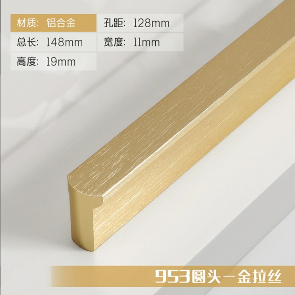 Jual Handle lemari Handle Emas Hitam Gold Tarikan Laci Minimalis ...