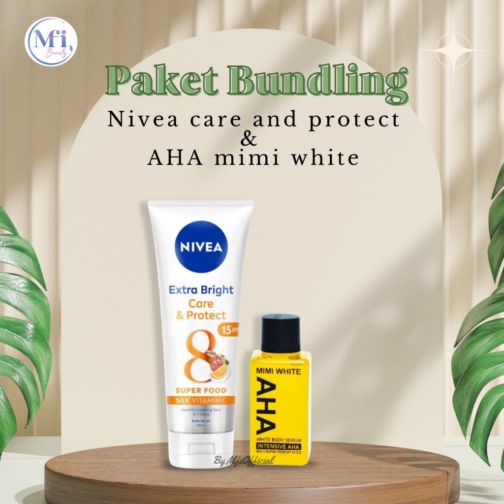 Jual MFI - PAKET BUNDLING NIVEA CARE & PROTECT + AHA l PAKET PENCERAH ...