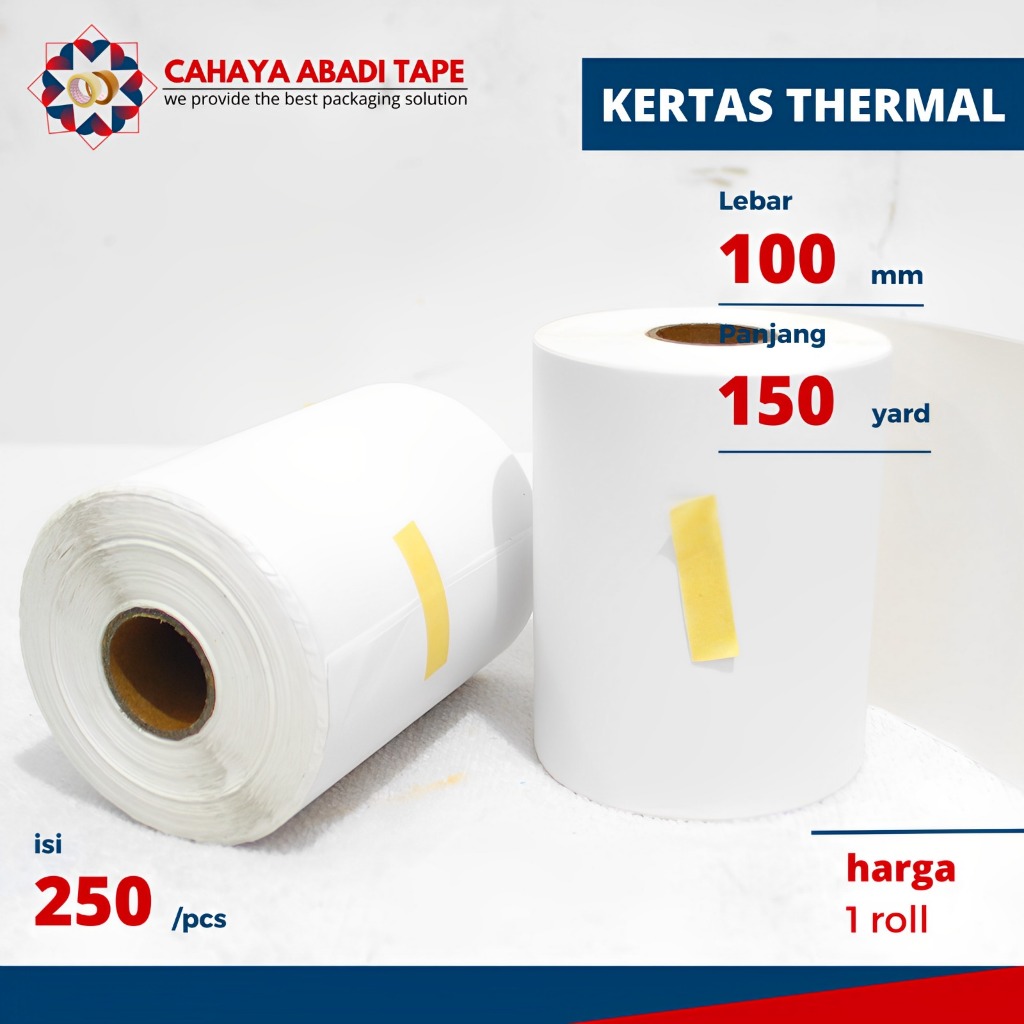 Jual LABEL BARCODE/KERTAS STICKER LABEL THERMAL 100 X 150MM ISI 250 PCS | Shopee Indonesia