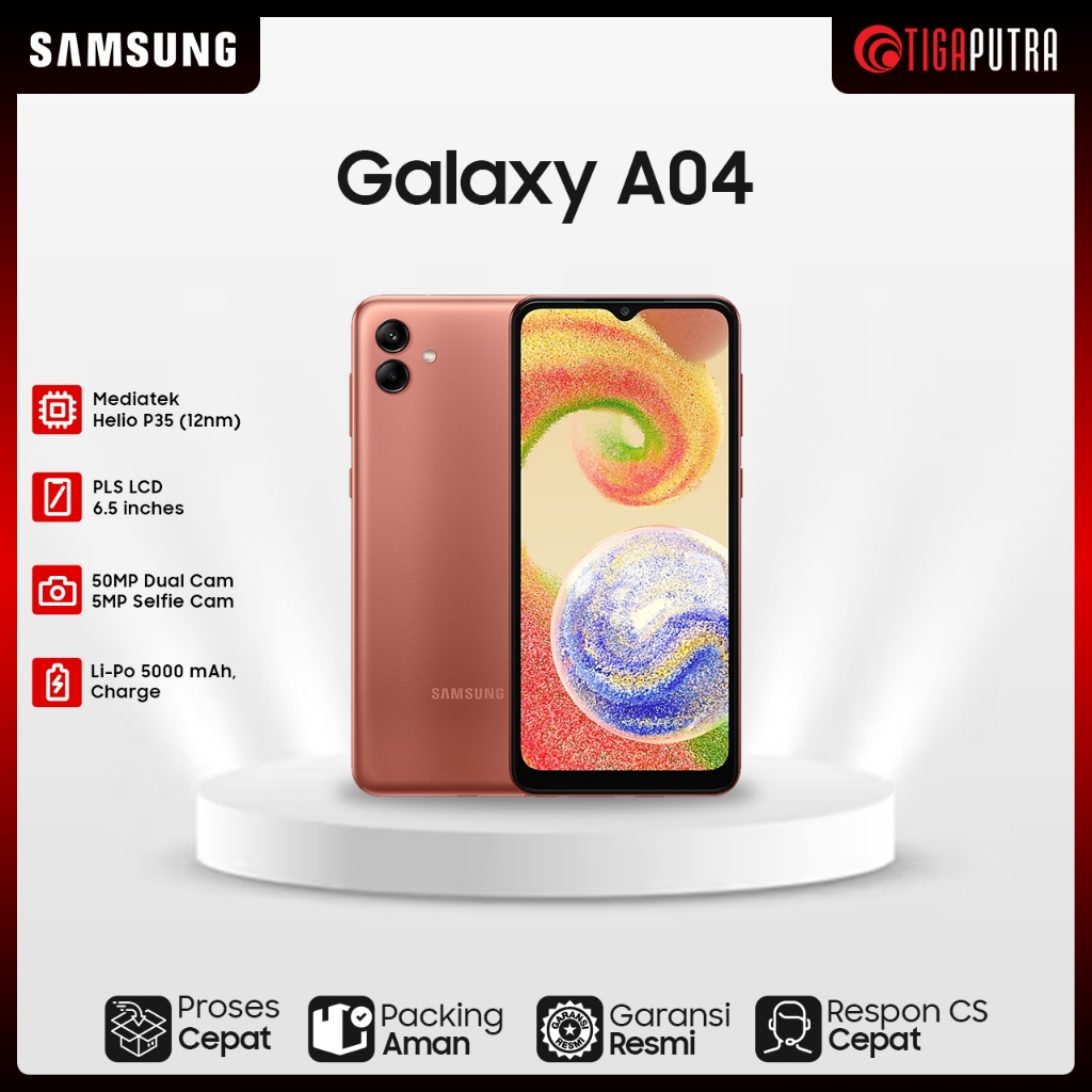 Jual Samsung Galaxy A04 (Ram 4GB, ROm 64GB, 50MP Main Cam) | Shopee ...