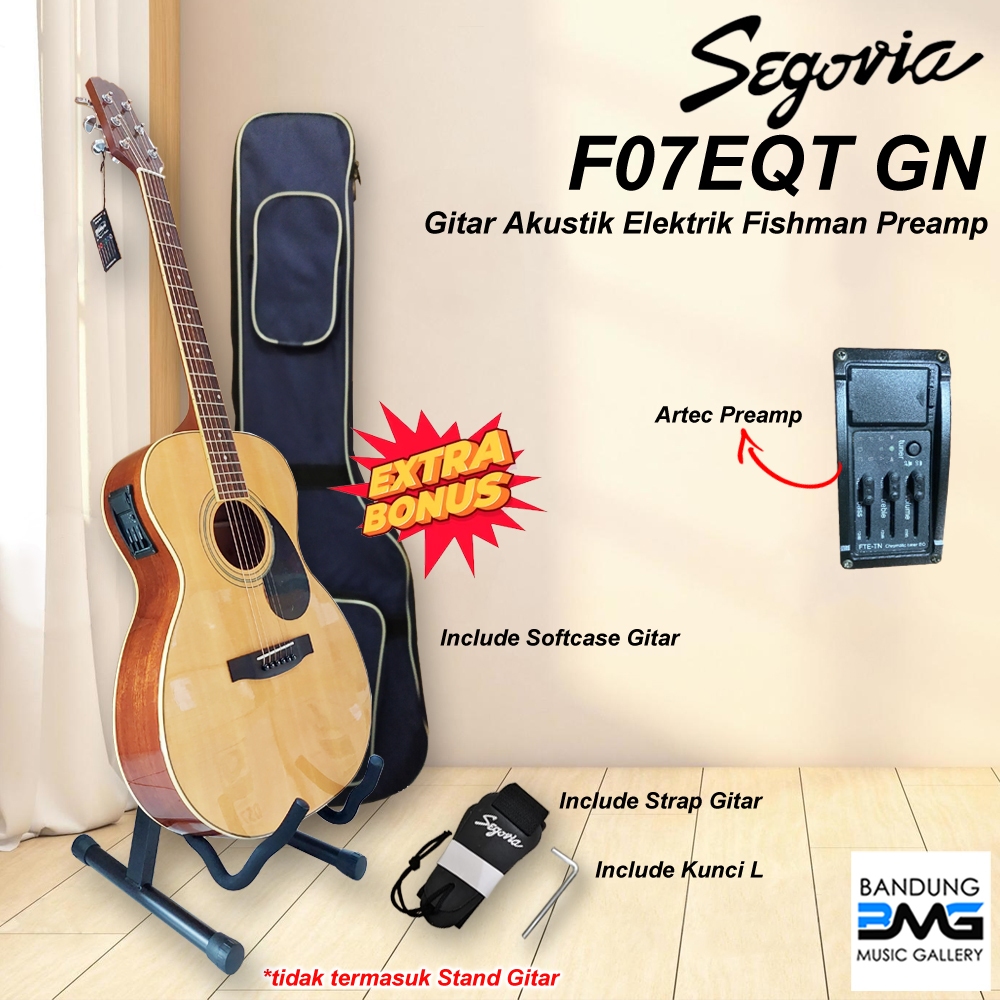 Jual Segovia F07 EQT GN Gitar Akustik Elektrik / F07EQT GN / F07EQTGN | Shopee Indonesia