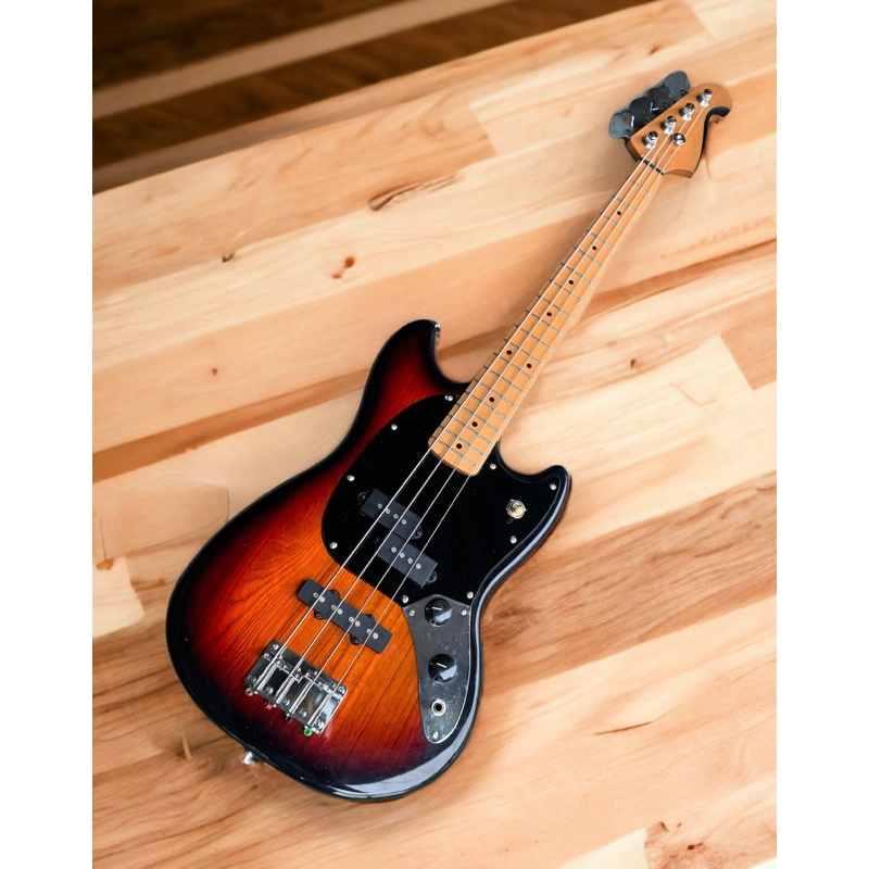 Jual Bass 4 strings jazz bass mustang style short scale pendek anak ...