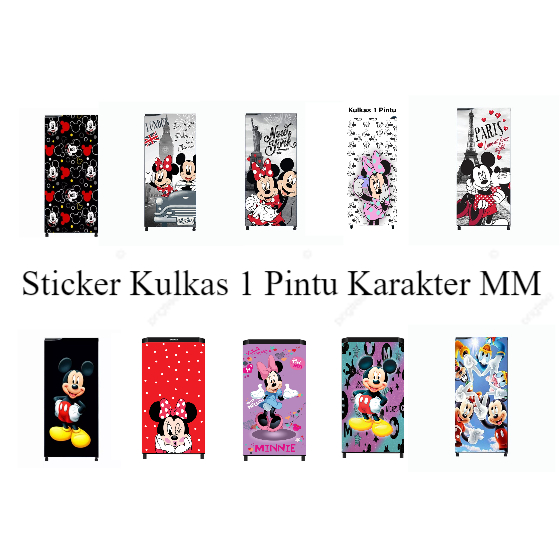 Jual Sticker Keren Kulkas 1 Pintu Karakter MM | Shopee Indonesia