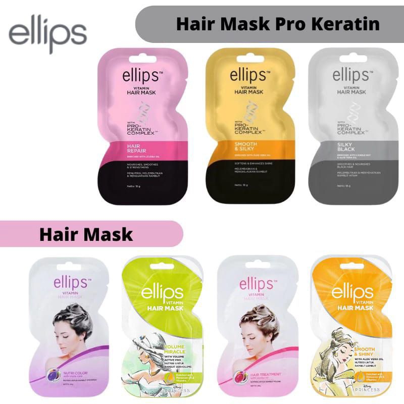 Jual ELLIPS HAIR MASK VITAMIN 20 GR | Shopee Indonesia