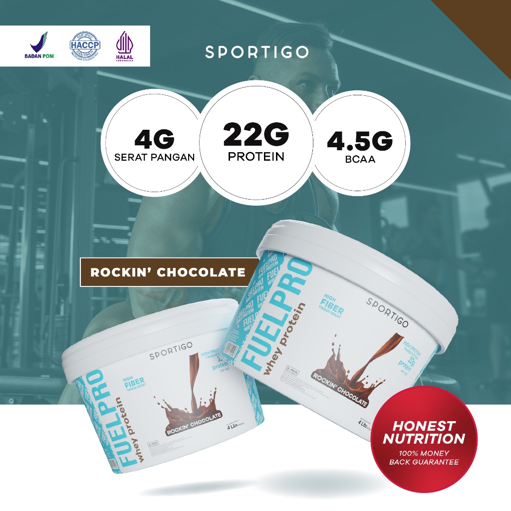Jual Sportigo Whey Protein Fuel Pro | Shopee Indonesia