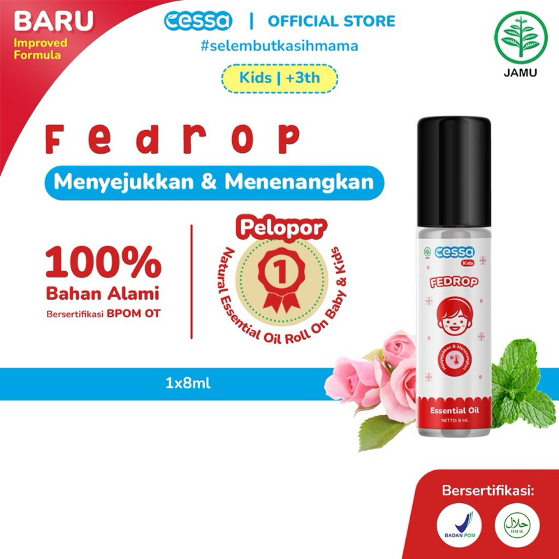 Jual Cessa No More Fever Fedrop kids 3-8 TAHUN ( penurun demam anak ...
