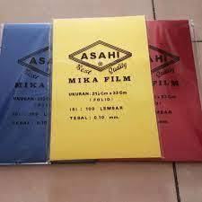 Jual mika\plastik jilid\cover ASAHI TEBAL bening\warna | Shopee Indonesia